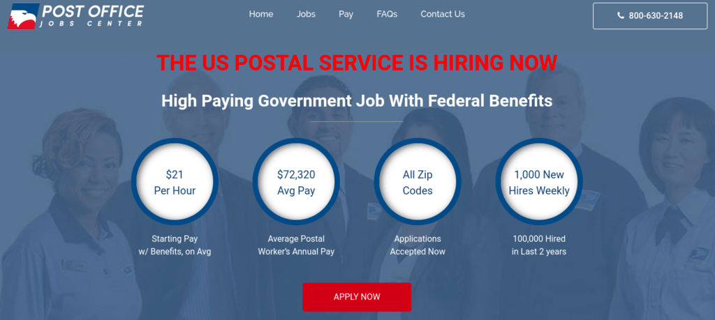 Post Office Jobs Center Review – Scam or Legit? | Legendary Wallet